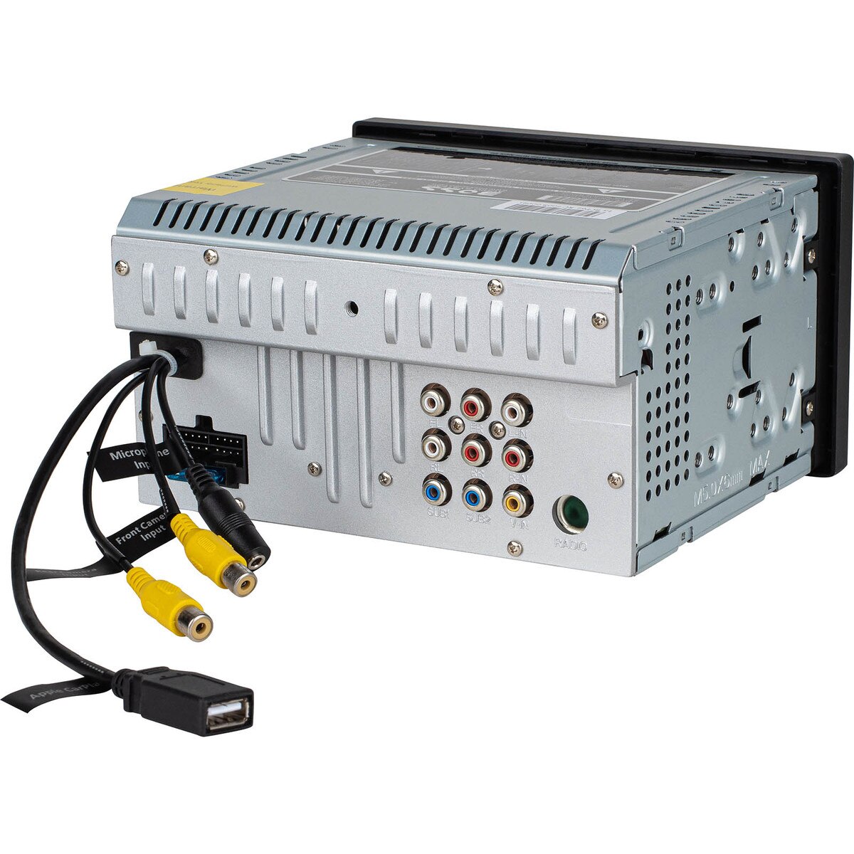 BOSS BCP62-RC Double-DIN Apple CarPlay Mechless 6.2" Touchscreen ...