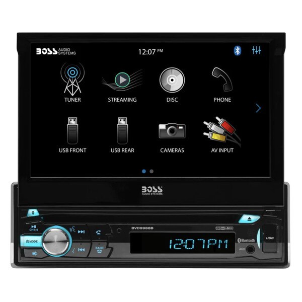 BOSS BVD9988B 7" Motorized Touchscreen with Bluetooth