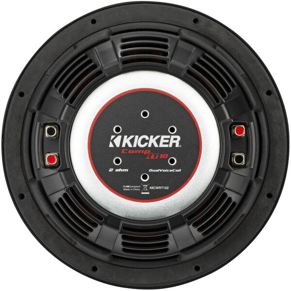 Kicker CompRT-10 10" DVC Subwoofer 4 Ohm