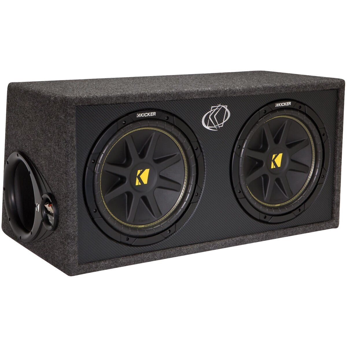Kicker DC122 Comp Series Dual 12" Loaded Subwoofer Enclosure 2 Ohm