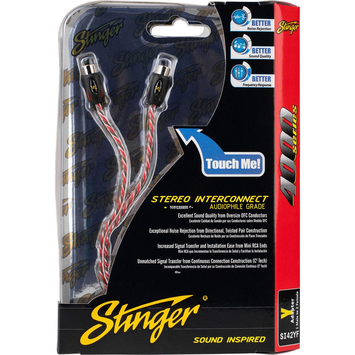 Stinger SI42YM 4000 Series Y Cable 2 Male 1 Female
