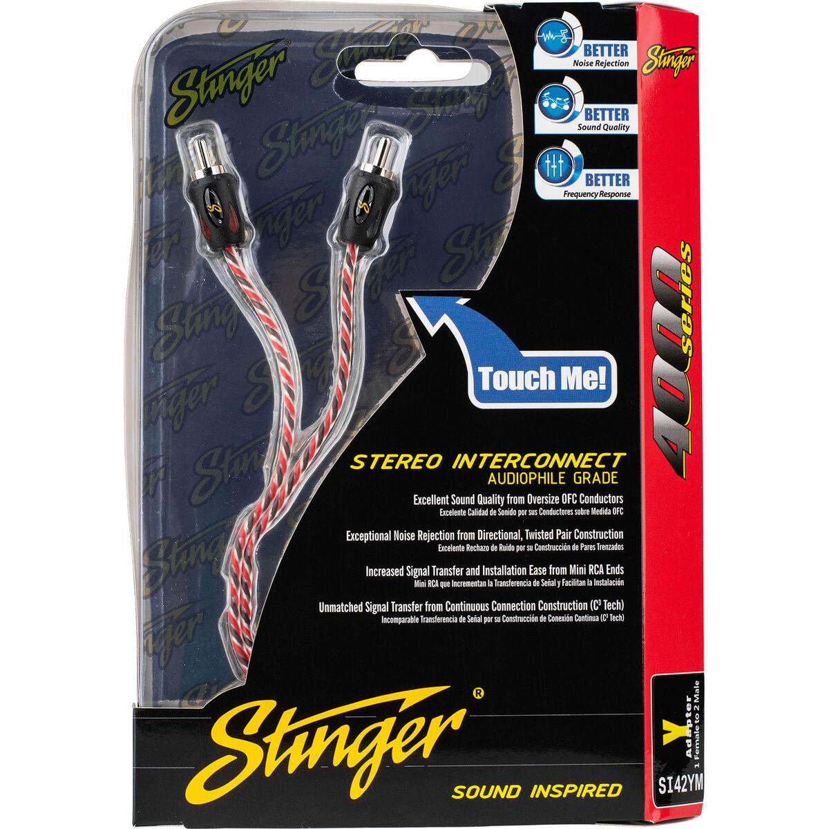 Stinger SI42YF 4000 Series Y Cable 2 Female 1 Male
