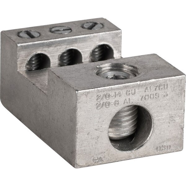 Ground Power Distribution Block 2/0 to 3 x 4 AWG