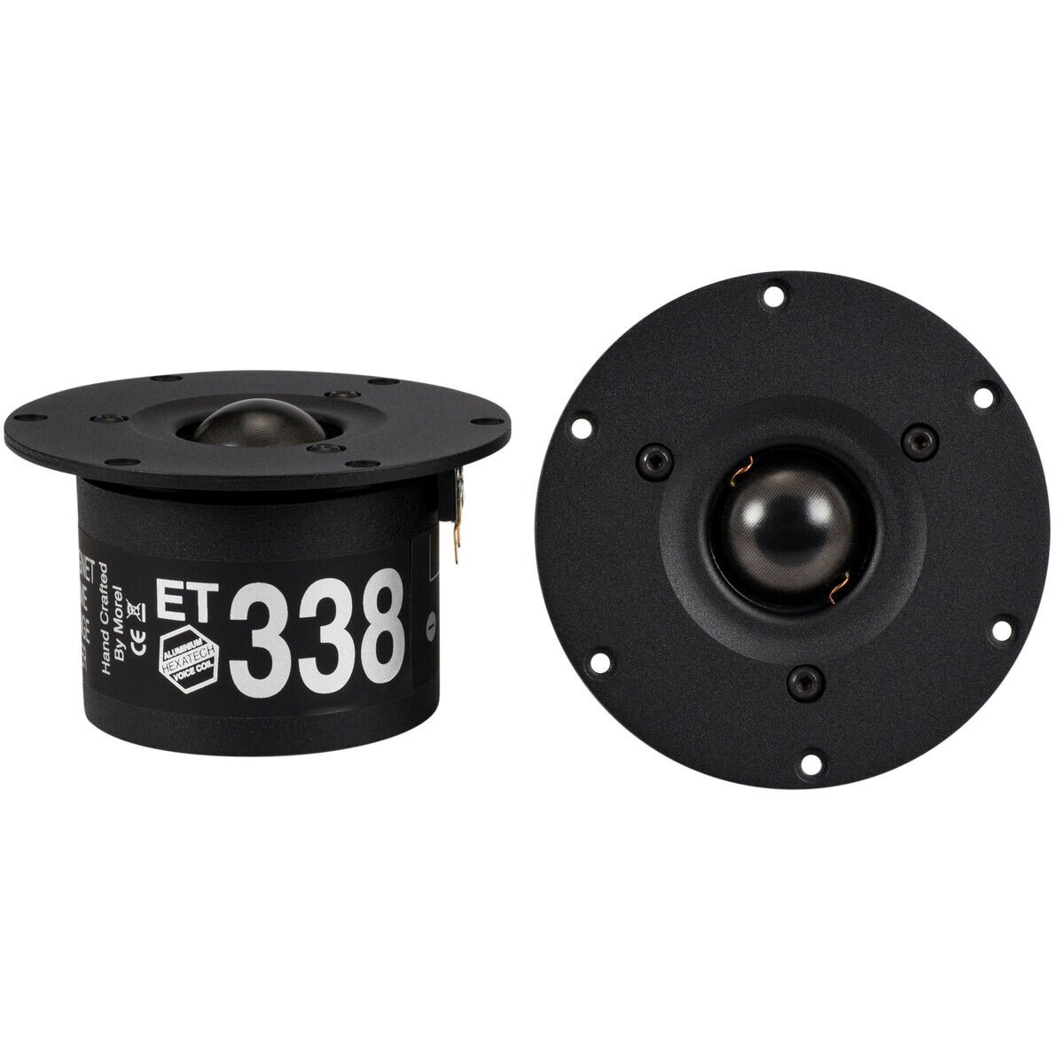 Morel ET 338-104 1-1/8" Soft Dome Tweeter Matched Pair