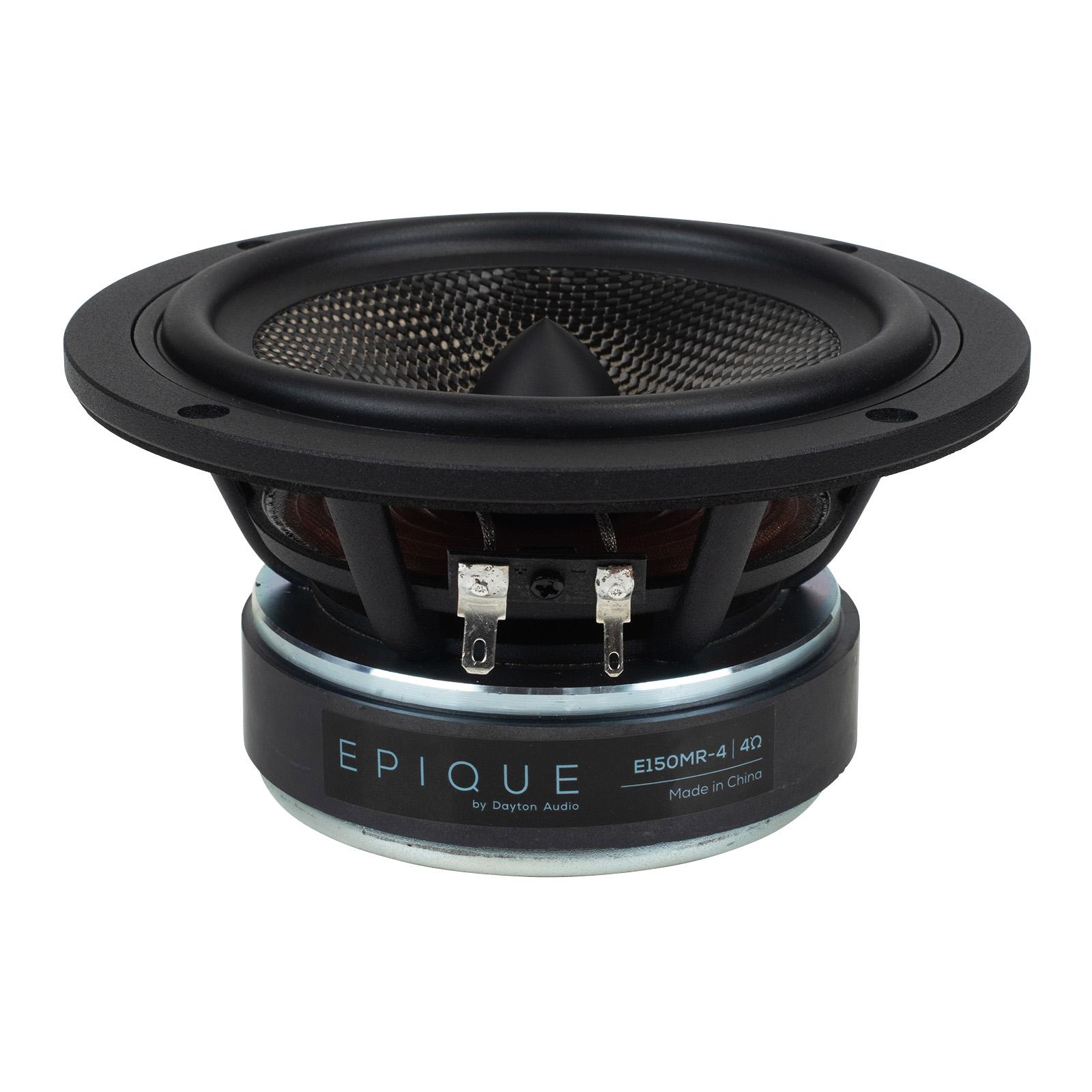 Epique E150MR-4 5-1/2" Wide-Band Carbon Fiber Midrange Driver 4 Ohm