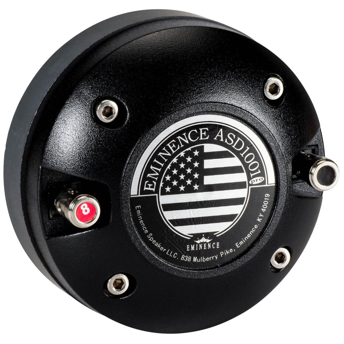 Eminence ASD1001B 1" HF Titanium Horn Driver 2-Bolt 8 Ohm
