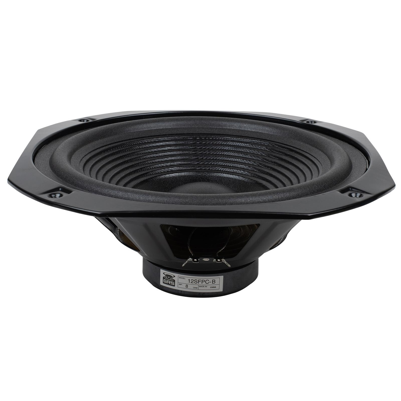 GRS 12SFPC-B 12" Square Frame Paper Cone Woofer Black