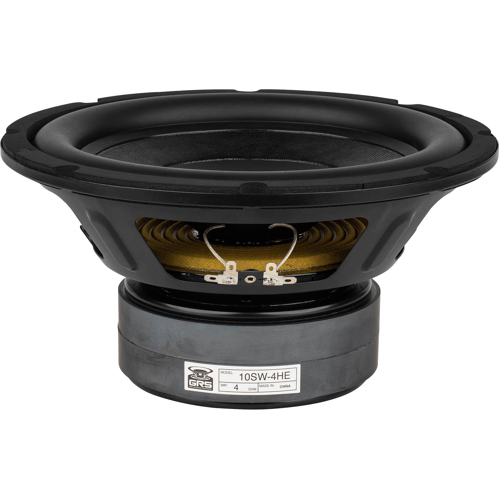 GRS 10SW-4HE 10" High Excursion Subwoofer 4 Ohm