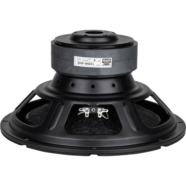 GRS 12SW-4HE 12" Paper Cone Rubber Surround High Excursion Subwoofer 4 Ohm