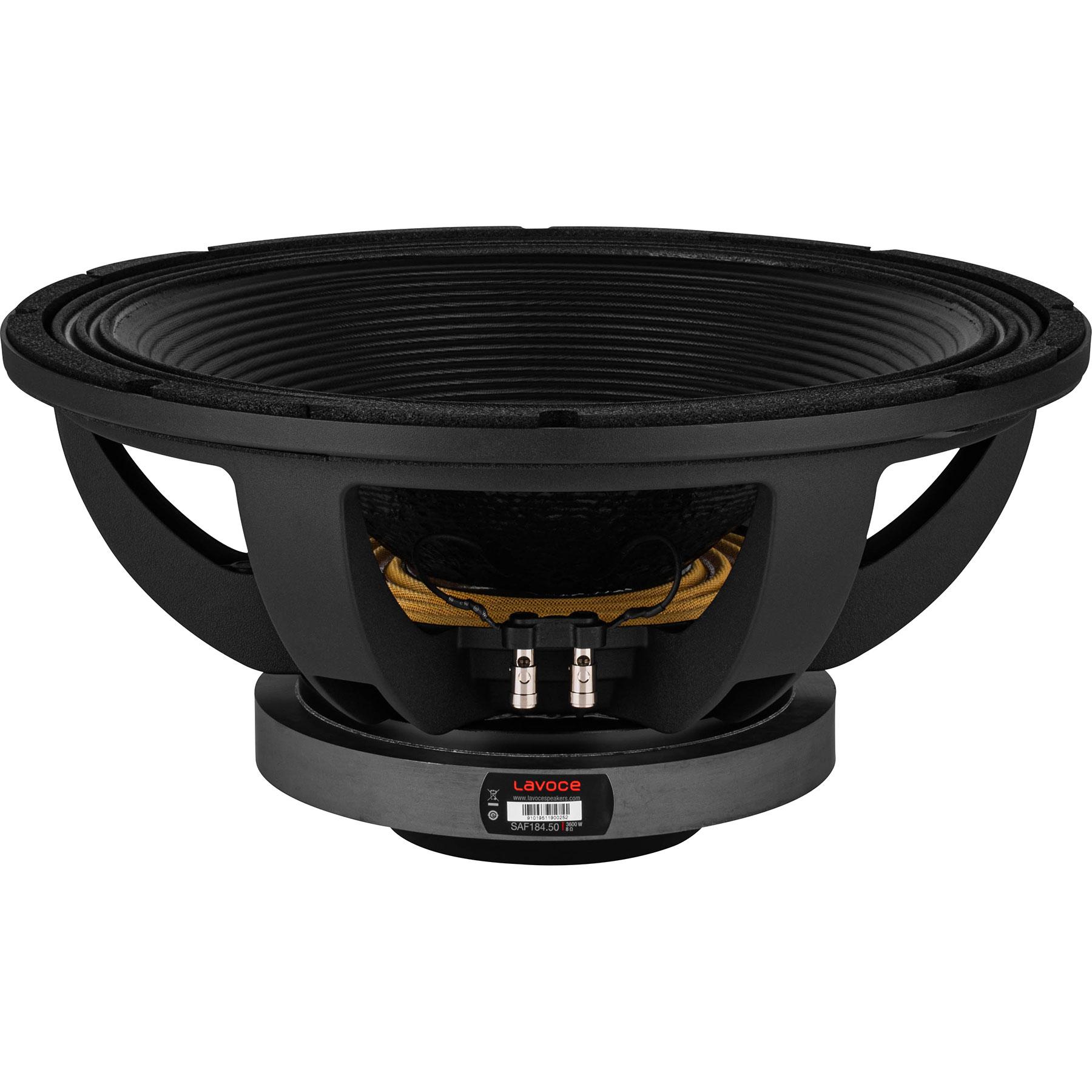 LaVoce SAF184.50 18" Professional Subwoofer Driver 8 Ohm