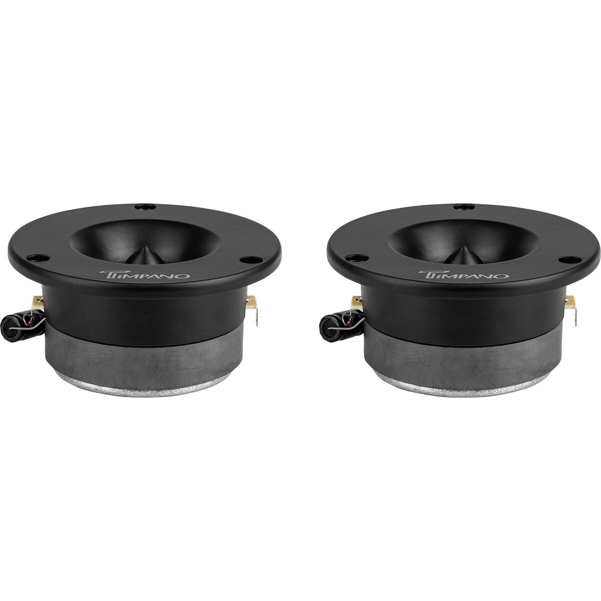 Timpano Audio TPT-ST3 Black 4" Round Super Tweeter Pair 4 Ohm