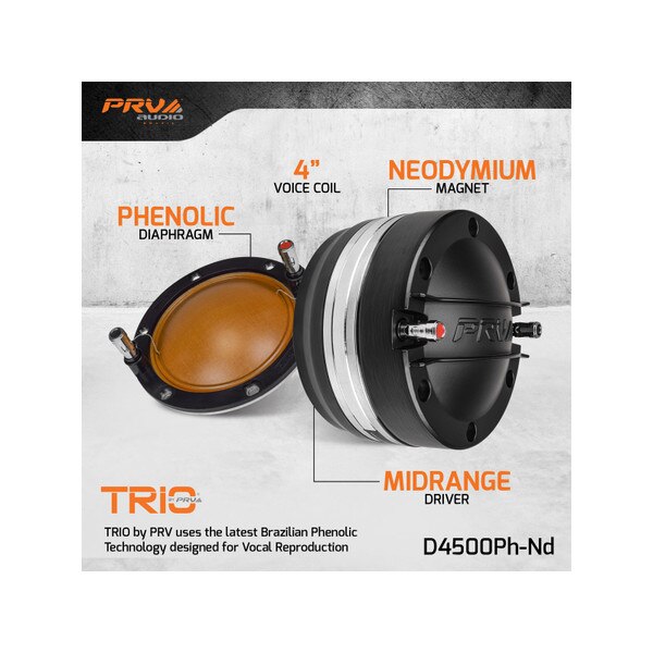 PRV Audio D4500Ph-Nd 2" Neodymium Phenolic Compression Driver
