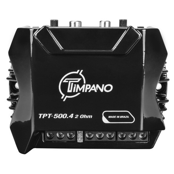 Timpano Audio TPT-500.4 2 Ohm 400 Watt 4 Channel Car Audio Amplifier