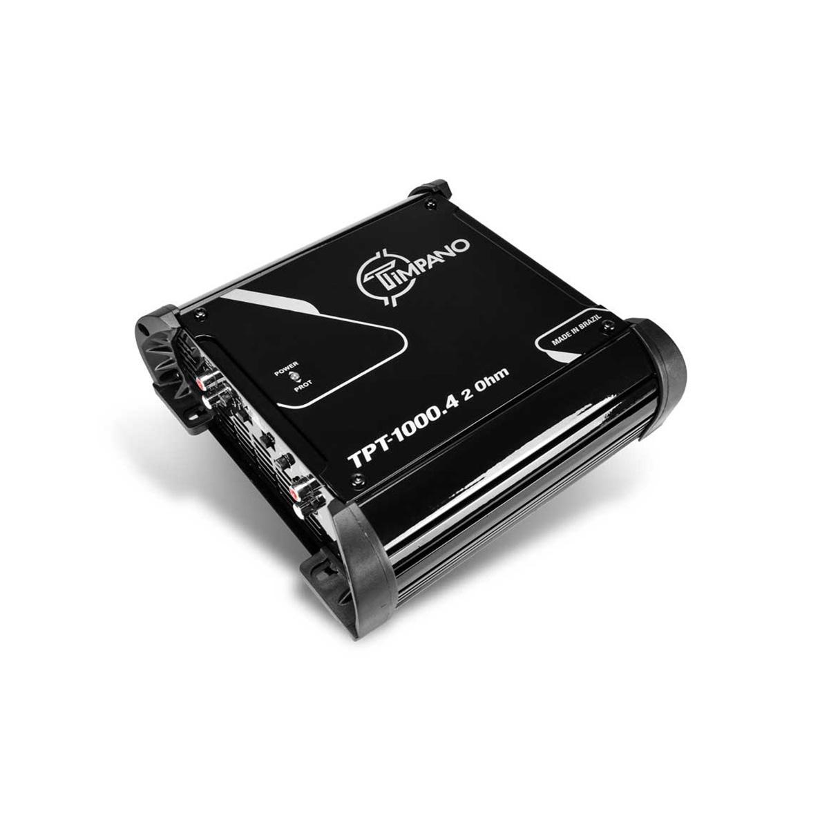 Timpano Audio TPT-1000.4 2 Ohm 1,000 Watt 4 Channel Car Audio Amplifier