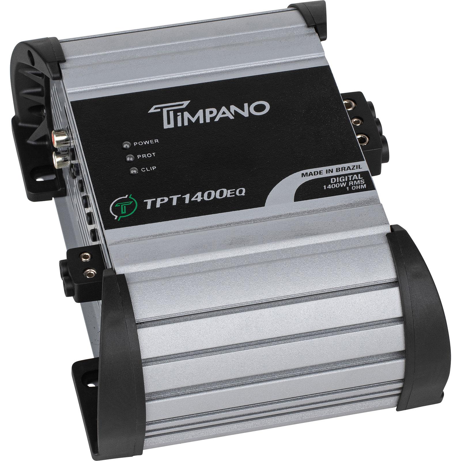 Timpano Audio TPT-1400EQ 1 Ohm 1,400 Watt 1 Channel Car Audio Amplifier