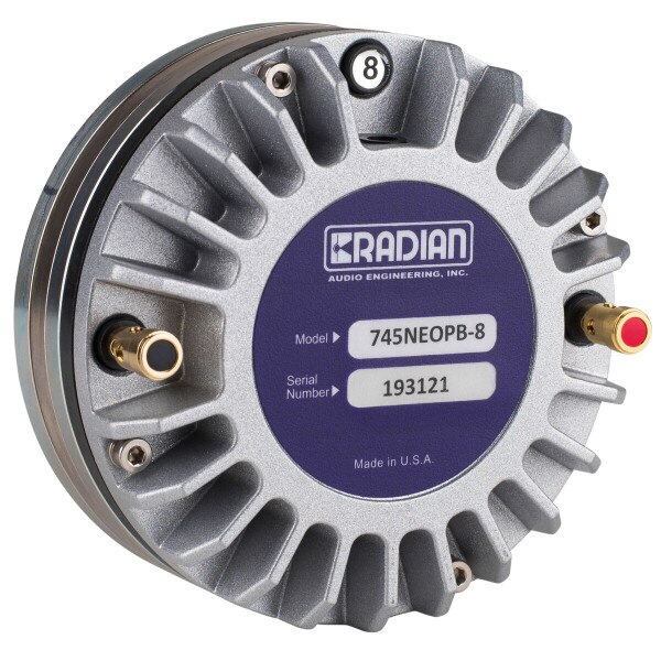 Radian 745NEOPB 1.4" Aluminum Compression Driver 8 Ohm