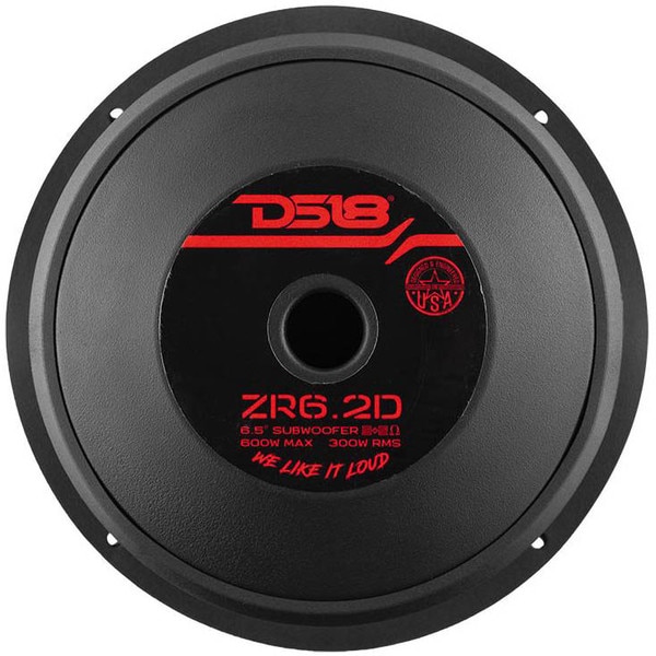 DS18 ZR6.2D 6-1/2" Elite-Z DVC Subwoofer 2 Ohms Per Coil