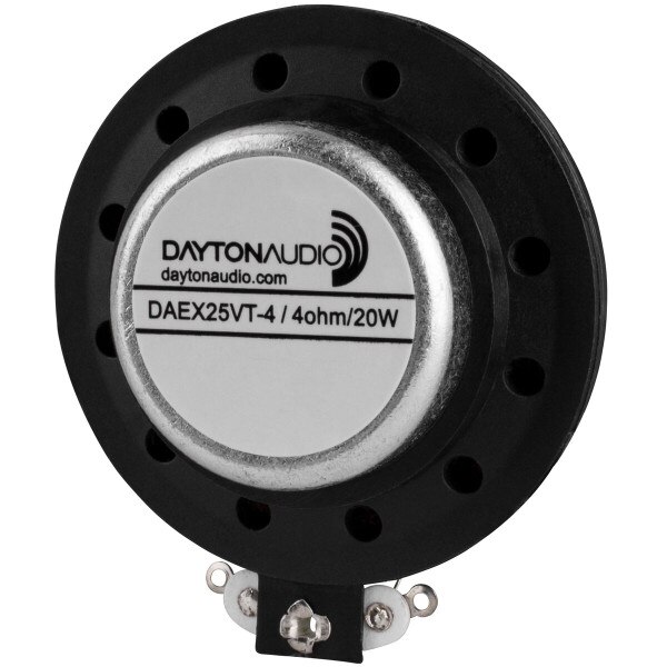 Dayton Audio Vented Audio Exciter 25mm 20W 4 Ohm DAEX25VT-4