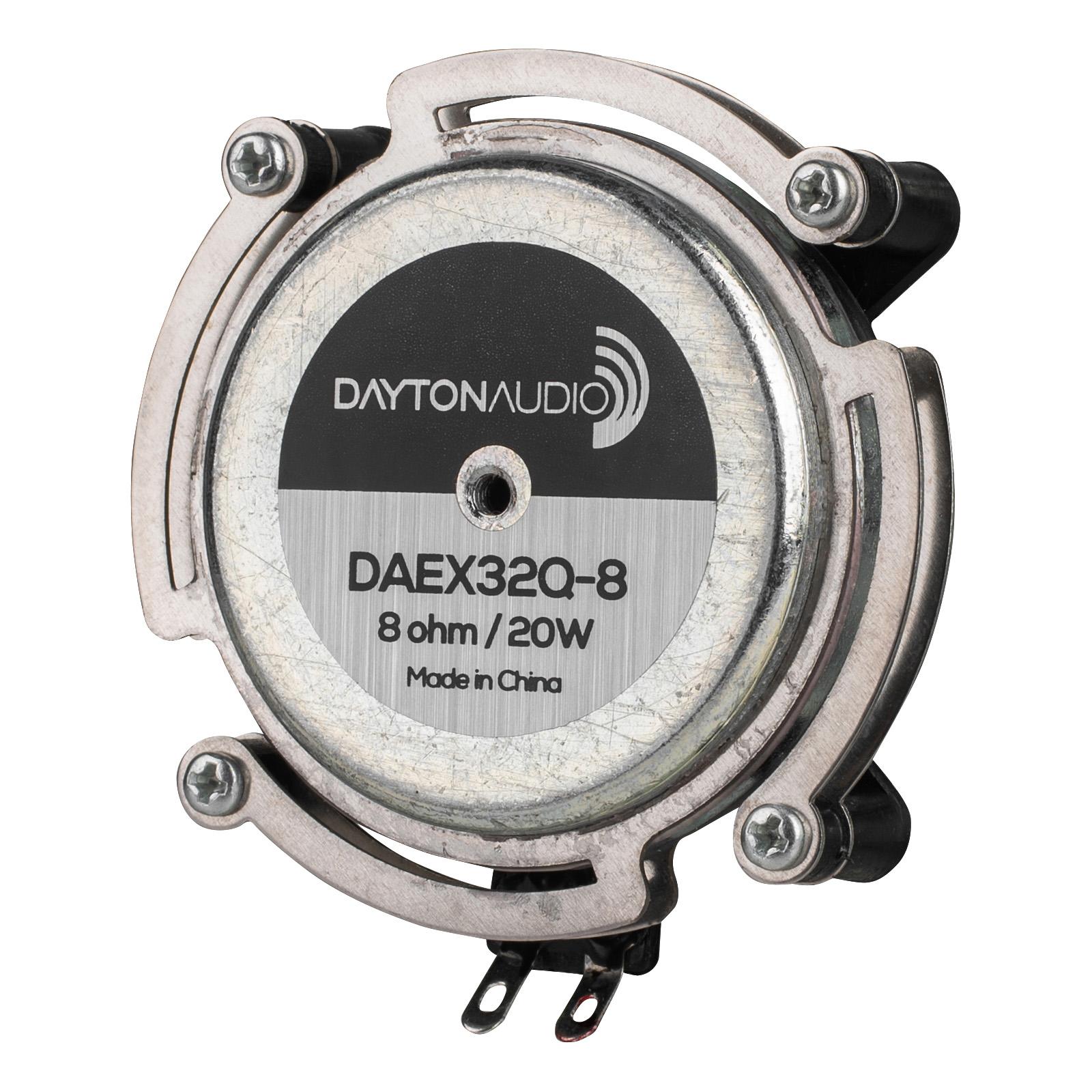 Dayton Audio Dual Steel Spring Balanced Audio Exciter 32mm 20W 8 Ohm ...