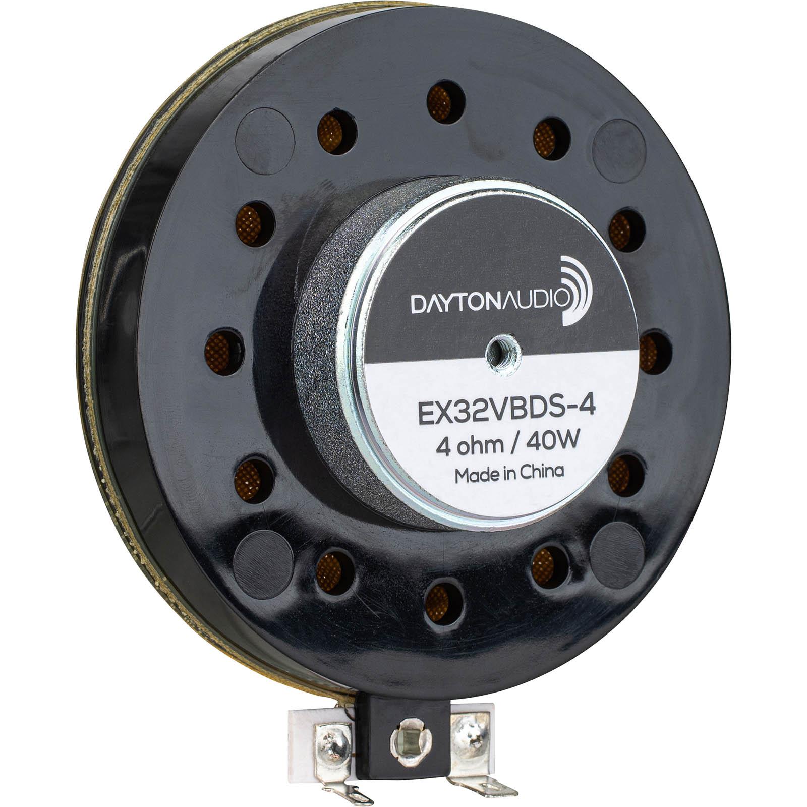 Dayton Audio Mid-bass Audio Exciter IMS Mount 32mm 40W 4 Ohm EX32VBDS-4