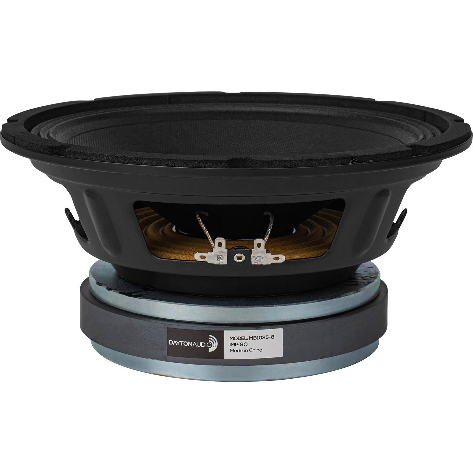Dayton Audio MB1025-8 10" Professional High Power Midbass Driver 8 Ohm