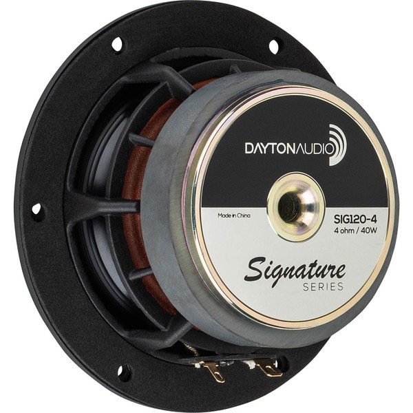 Dayton Audio SIG120-4 4” Signature Series Extended Range 40W Driver 4 Ohm