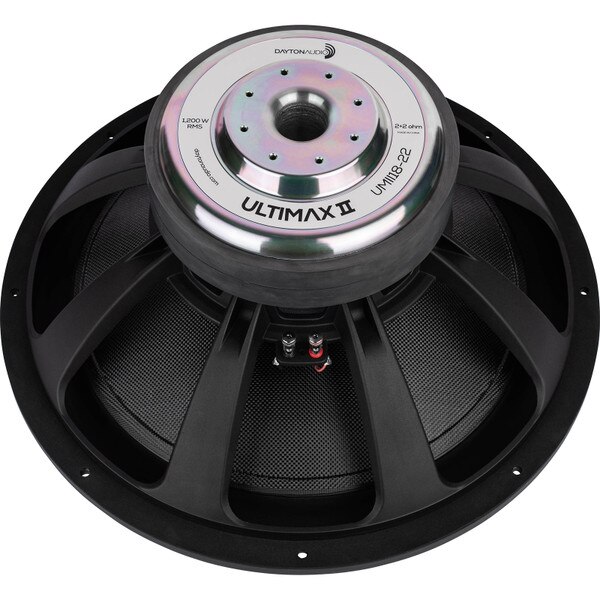 Dayton Audio UMII18-22 Ultimax II 18" DVC Subwoofer 2 Ohm Per Coil