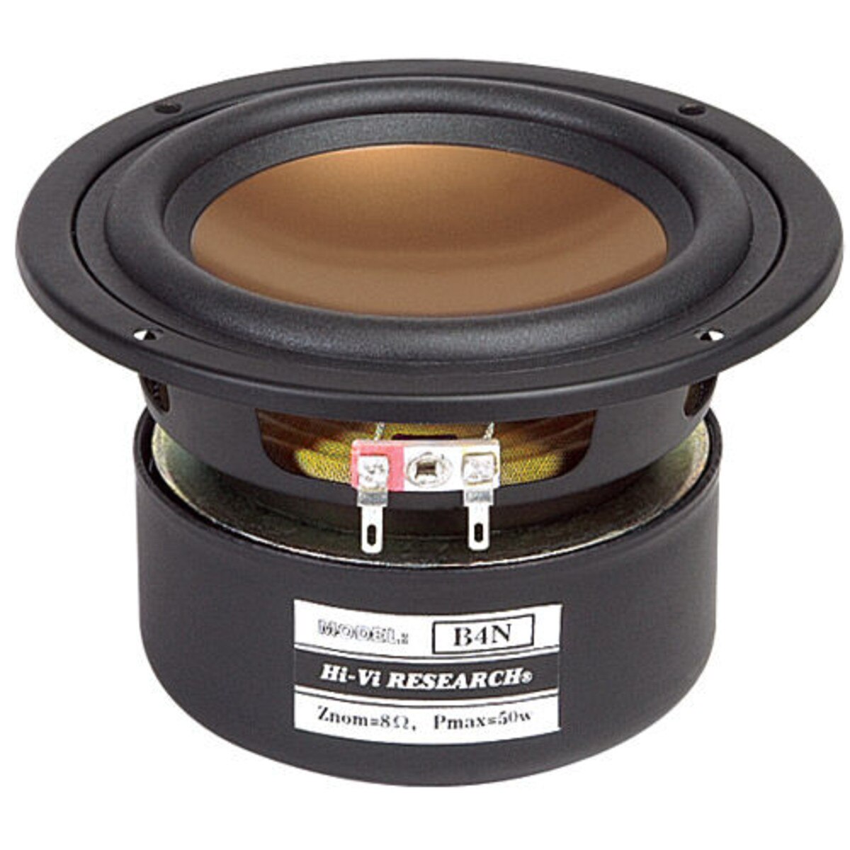 HiVi B4N 4" Aluminum Round Frame Midbass
