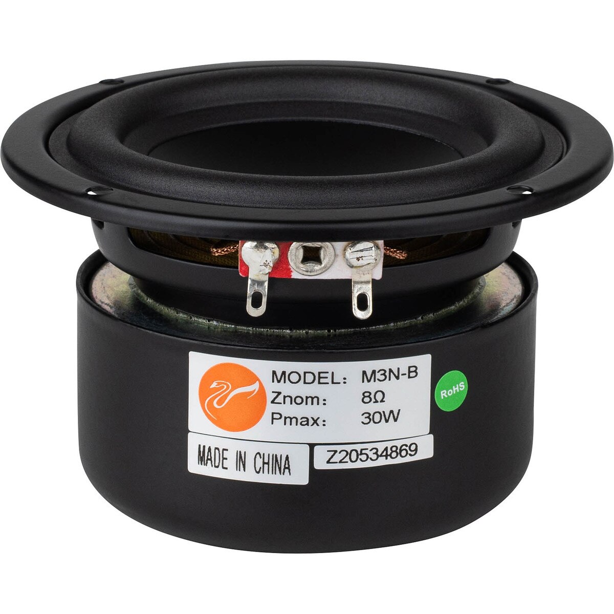 HiVi M3N-B 3" Damped Aluminum/Magnesium Cone Full-Range Driver