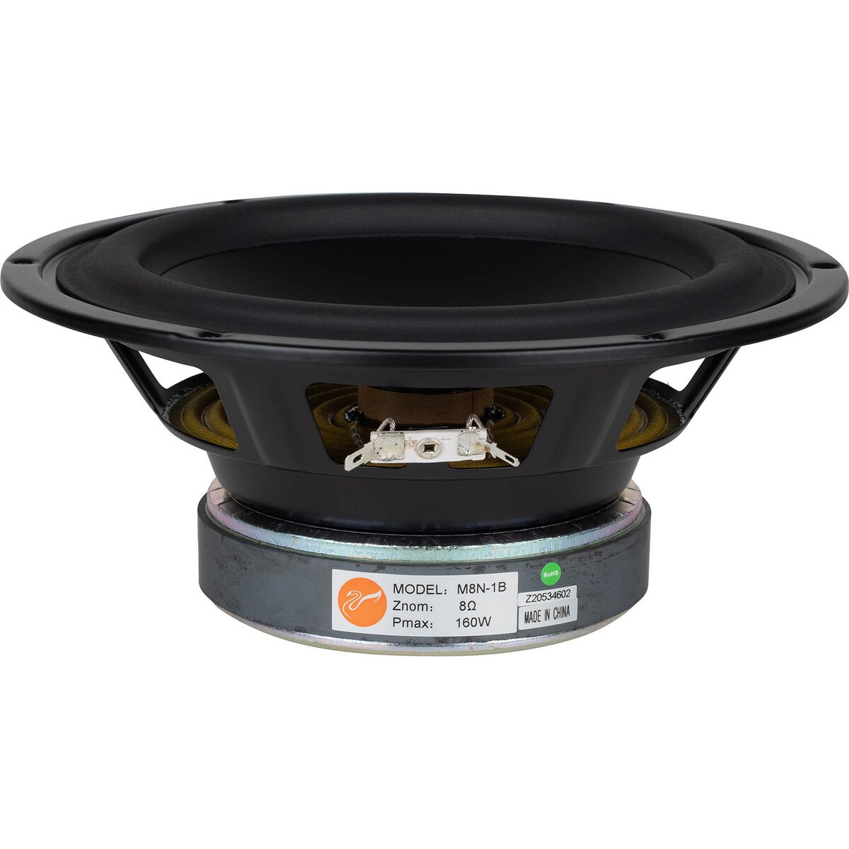 HiVi M8N-1B 8" Damped Aluminum/Magnesium Cone Woofer