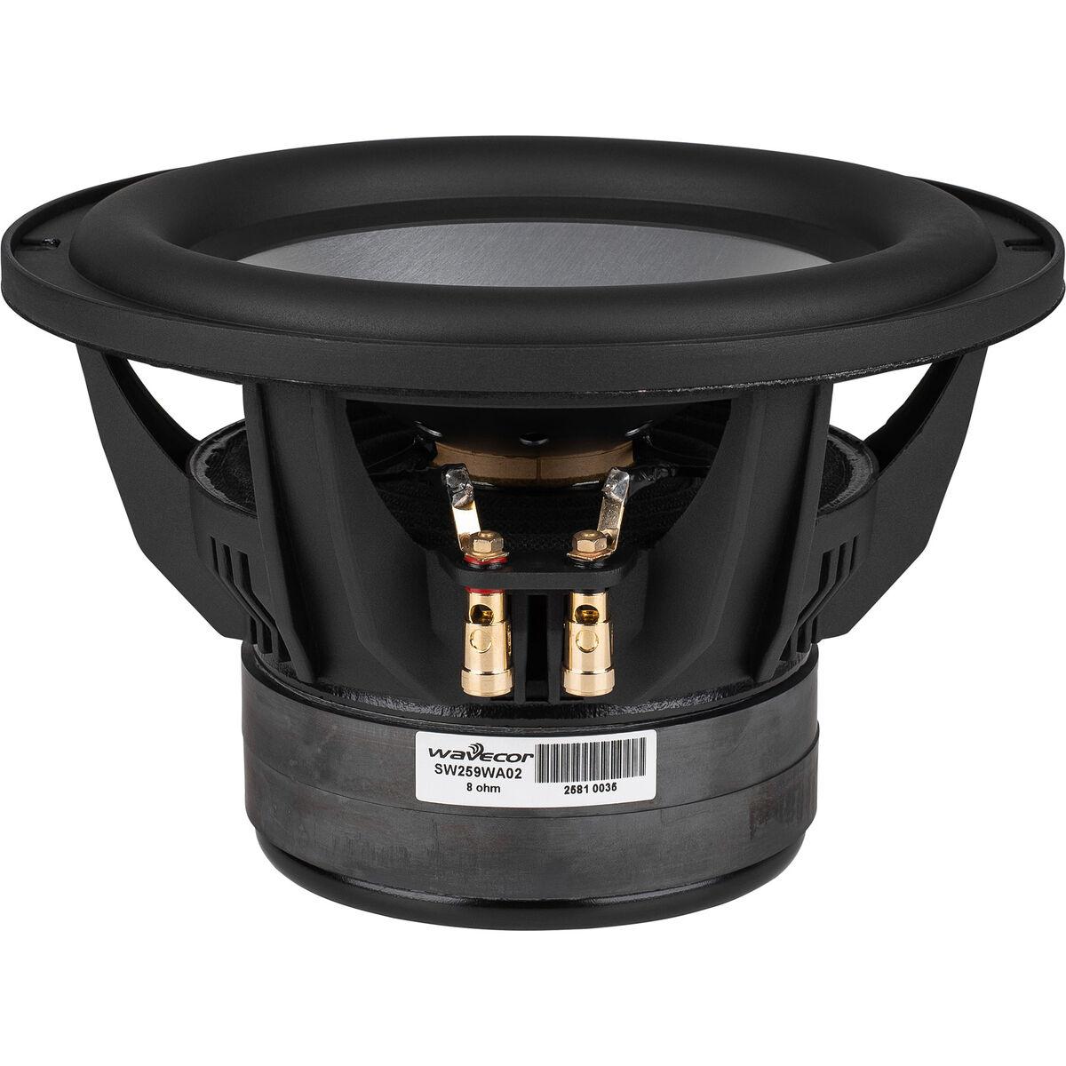 Wavecor SW259WA02 10-1/4" Aluminum Cone Subwoofer 8 Ohm