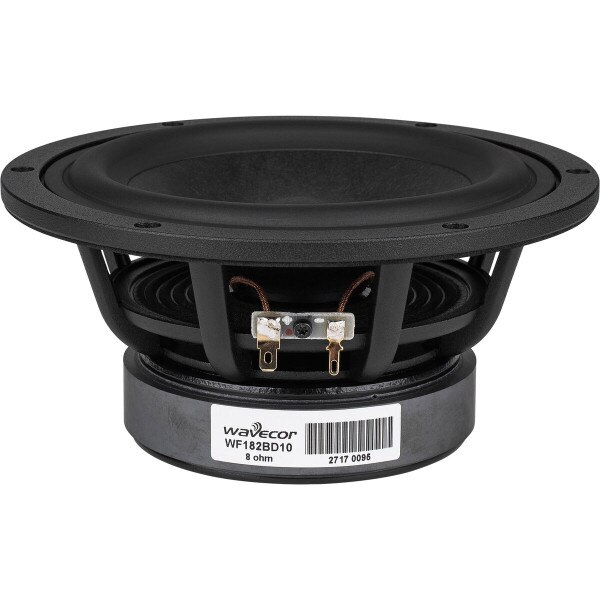 Wavecor WF182BD10 7" Balanced Drive Paper/Glass Fiber Cone Mid-Woofer 8 Ohm