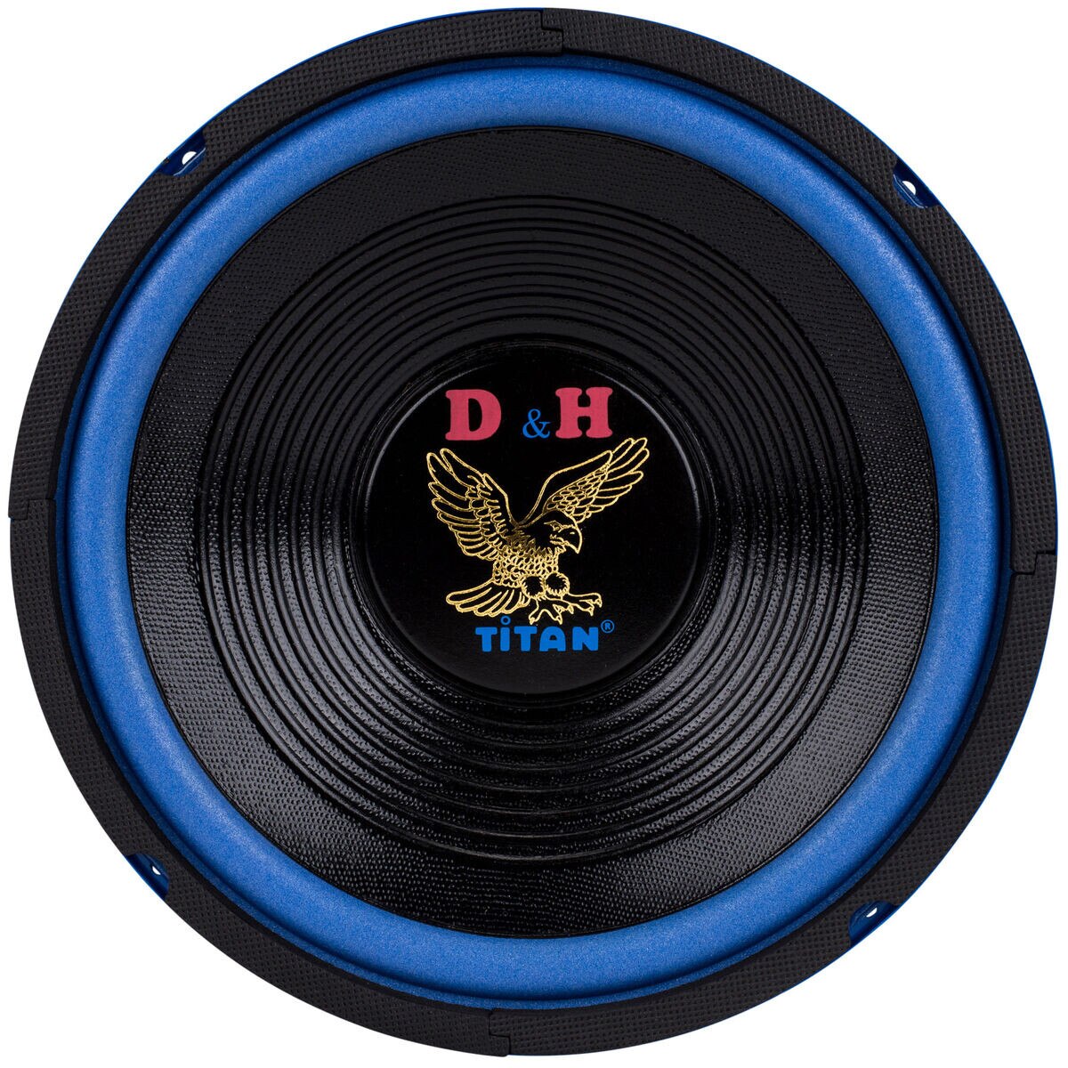 Titan 10" Paper Cone Blue Surround Woofer 4 Ohm