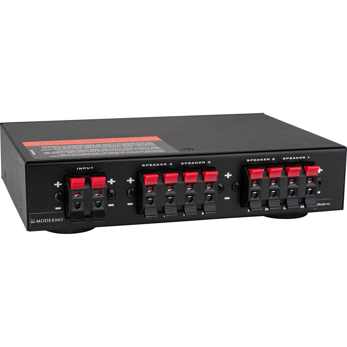 Moderno MS4 4-Zone Speaker Selector Switch