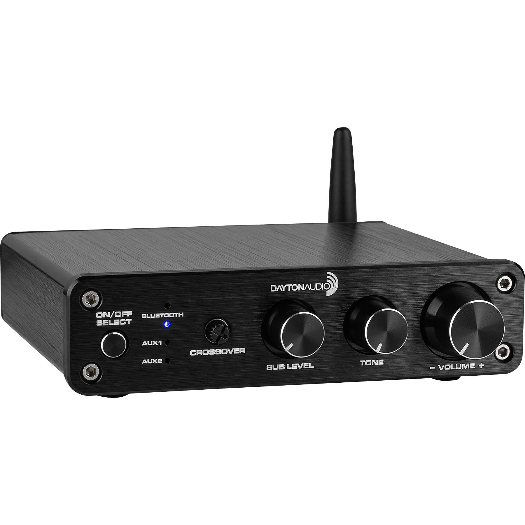 Dayton Audio DTA-2.1BT2 100W 2.1 Class D Bluetooth Amplifier with Sub ...