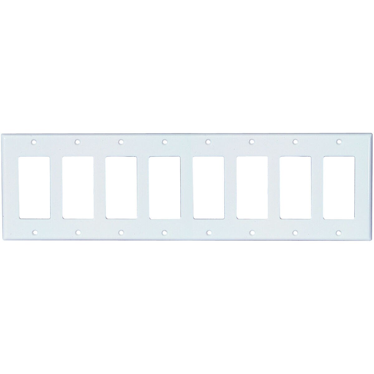 Pro Wire CVRPLT-8W 8-Gang Box Cover Wall Plate White
