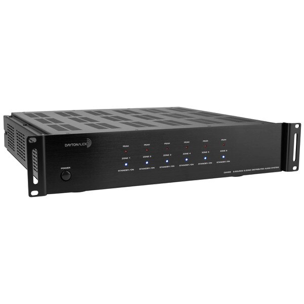 Dayton Audio DAX66 6-Source 6-Zone Distributed Whole House Audio System ...
