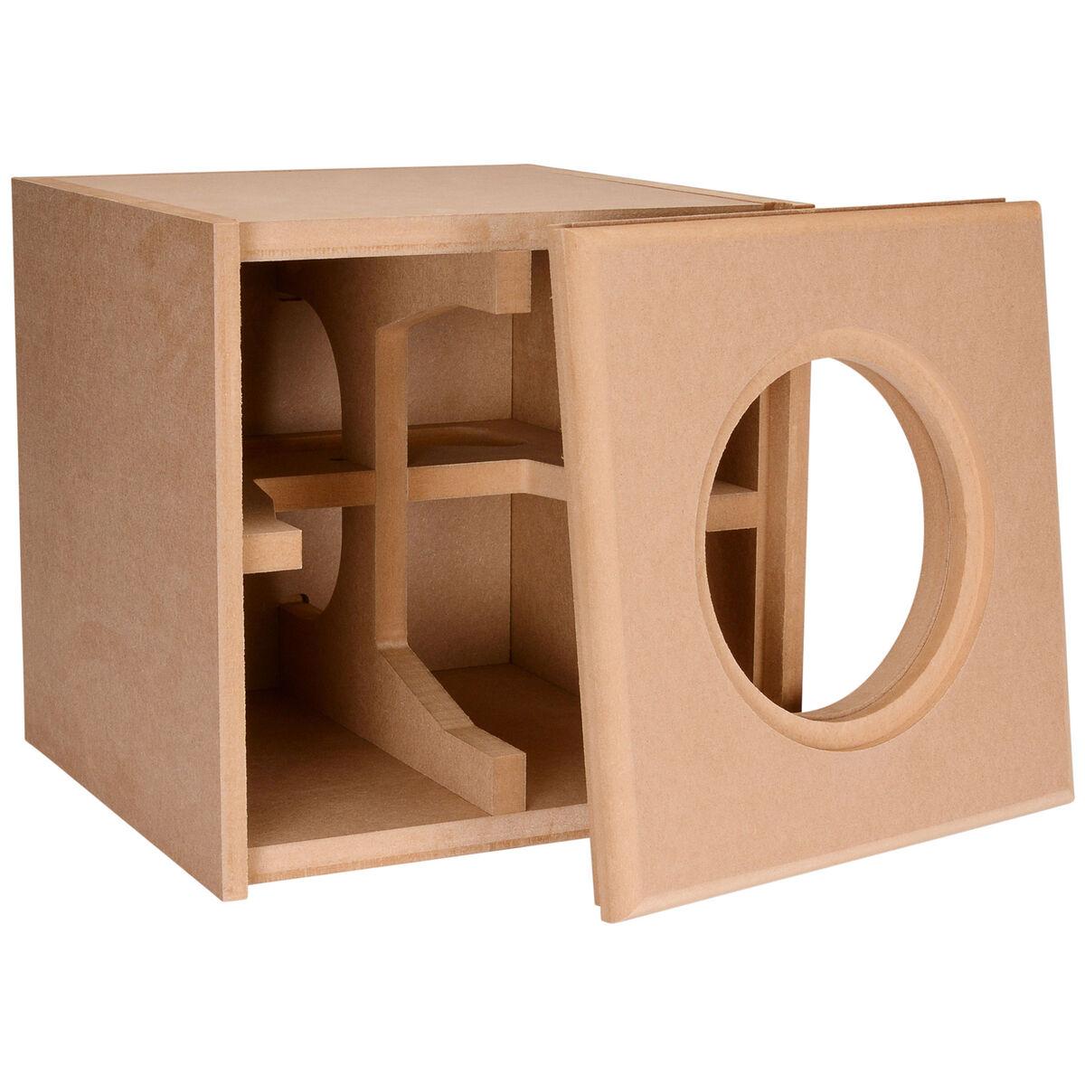 Knock-Down MDF 0.75 ft³ Subwoofer Cabinet for Dayton Audio 8" Reference ...