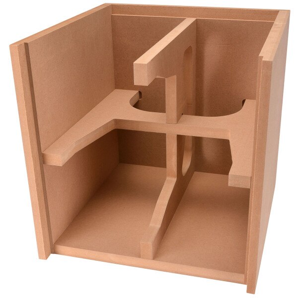 Denovo Audio Knock-Down MDF 1.0 cu. ft. Subwoofer Cabinet