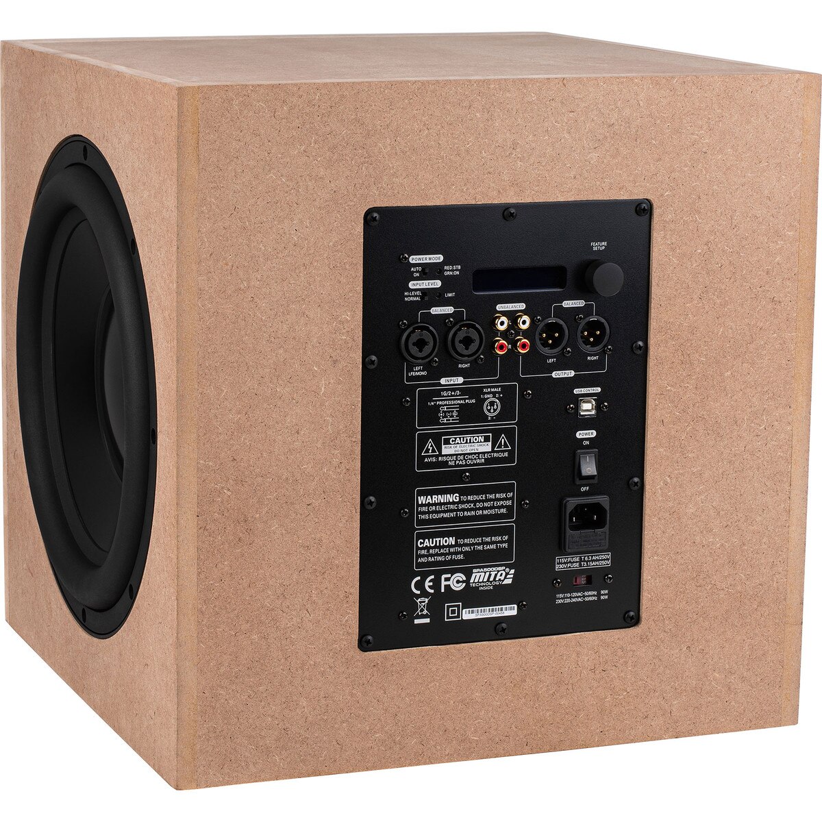 Powered Dayton Audio Reference 12" Subwoofer Kit with Dual Passive ...