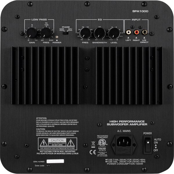 Powered 1,000 Watt Dayton Audio Reference 15" With Dual Passive ...