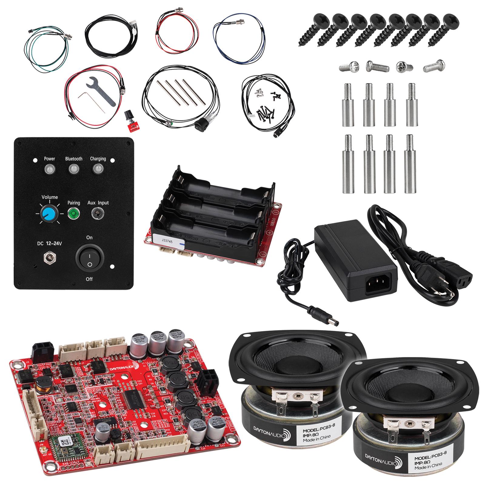 Small Portable 60W Bluetooth Ammo Box Speaker Kit Components without ...