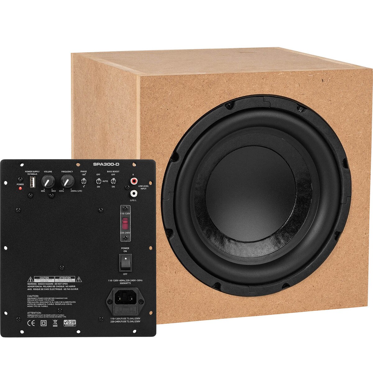 The Workhorse Powered GRS 8" Mini Subwoofer Kit 300 Watts