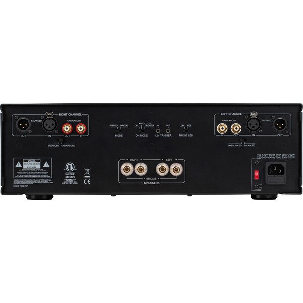 Dayton Audio A400 2x200 Watts Class AB Stereo Power Amplifier