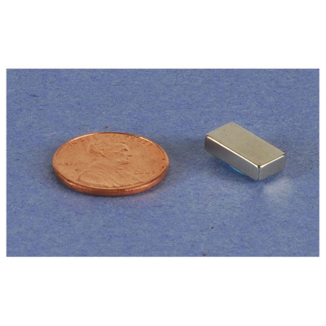 Neodymium Bar Magnet 1/2" x 1/8" x 1/4"