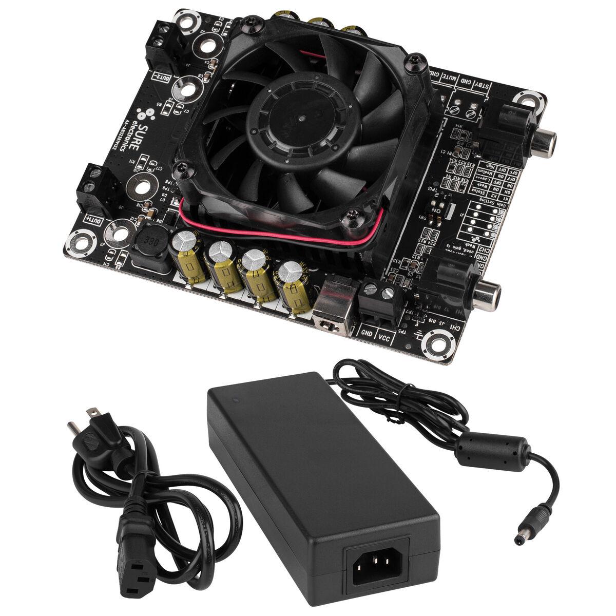 2x100W TDA7498 Class D Amplifier Board with 36 VDC 4.4A Power Supply