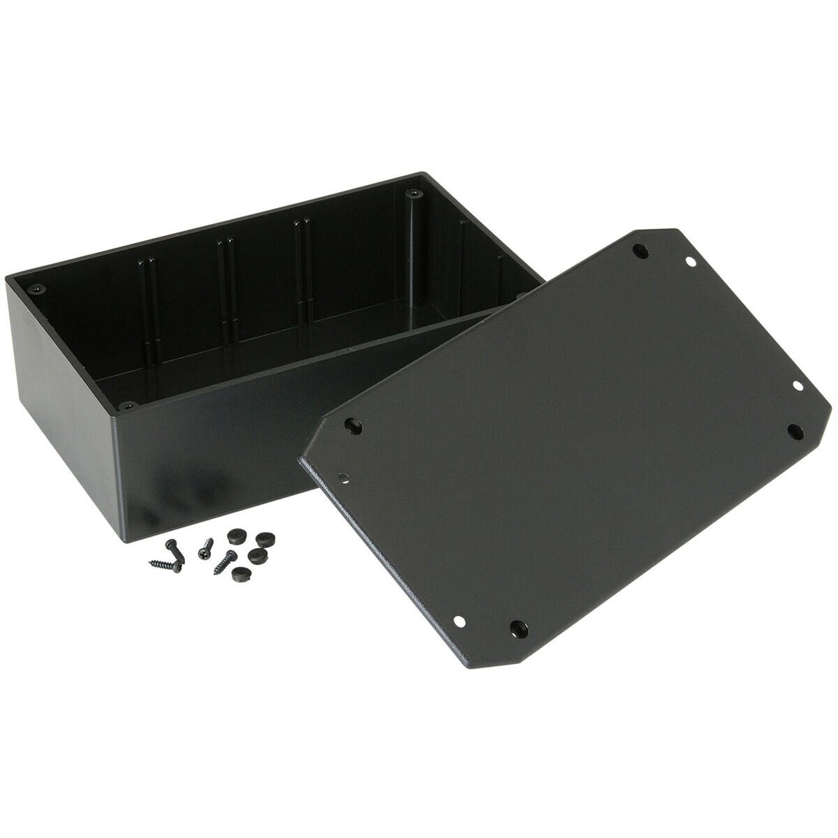Plastic Utility Case with Mounting Tabs 7.31" x 3.75" x 2.08"