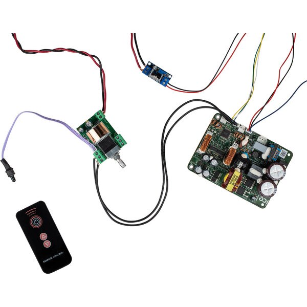 Line Input Passive Motorized Volume Control Preamp Board with Remote 6 ...