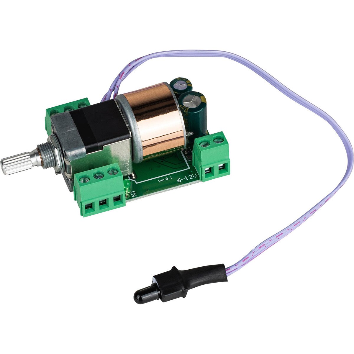 Line Input Passive Motorized Preamp Board with Remote 6-12 VDC