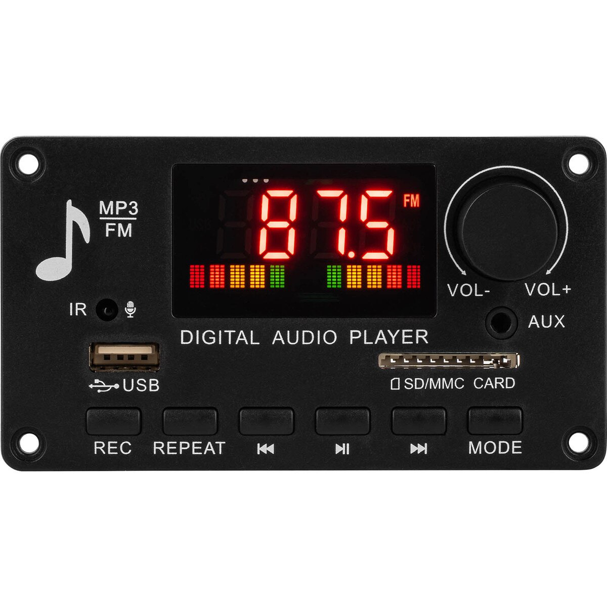 2 x 40W Amplifier Decoder Board with Bluetooth 5.0, FM Radio, MP3 ...